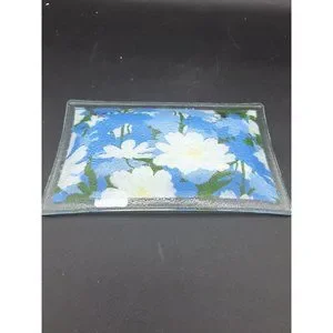 Peggy Karr | Accents | Peggy Karr Fused Glass Art Daisy Flowers ...